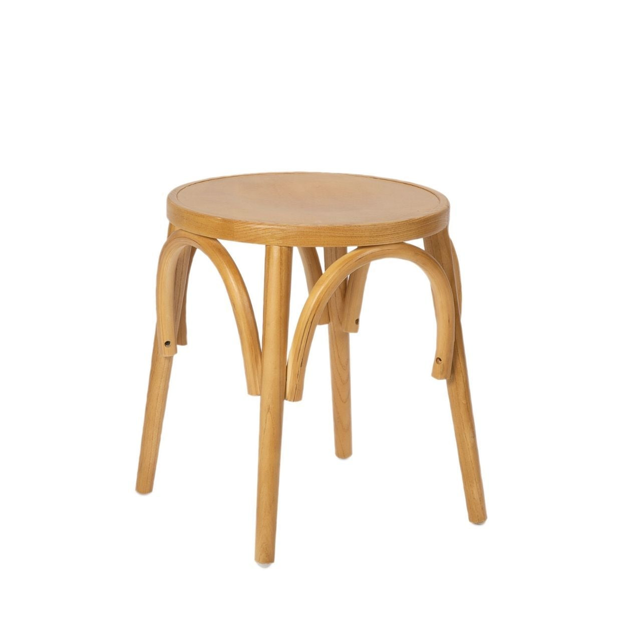 Taburete nórdico de madera de olmo – Andrea House